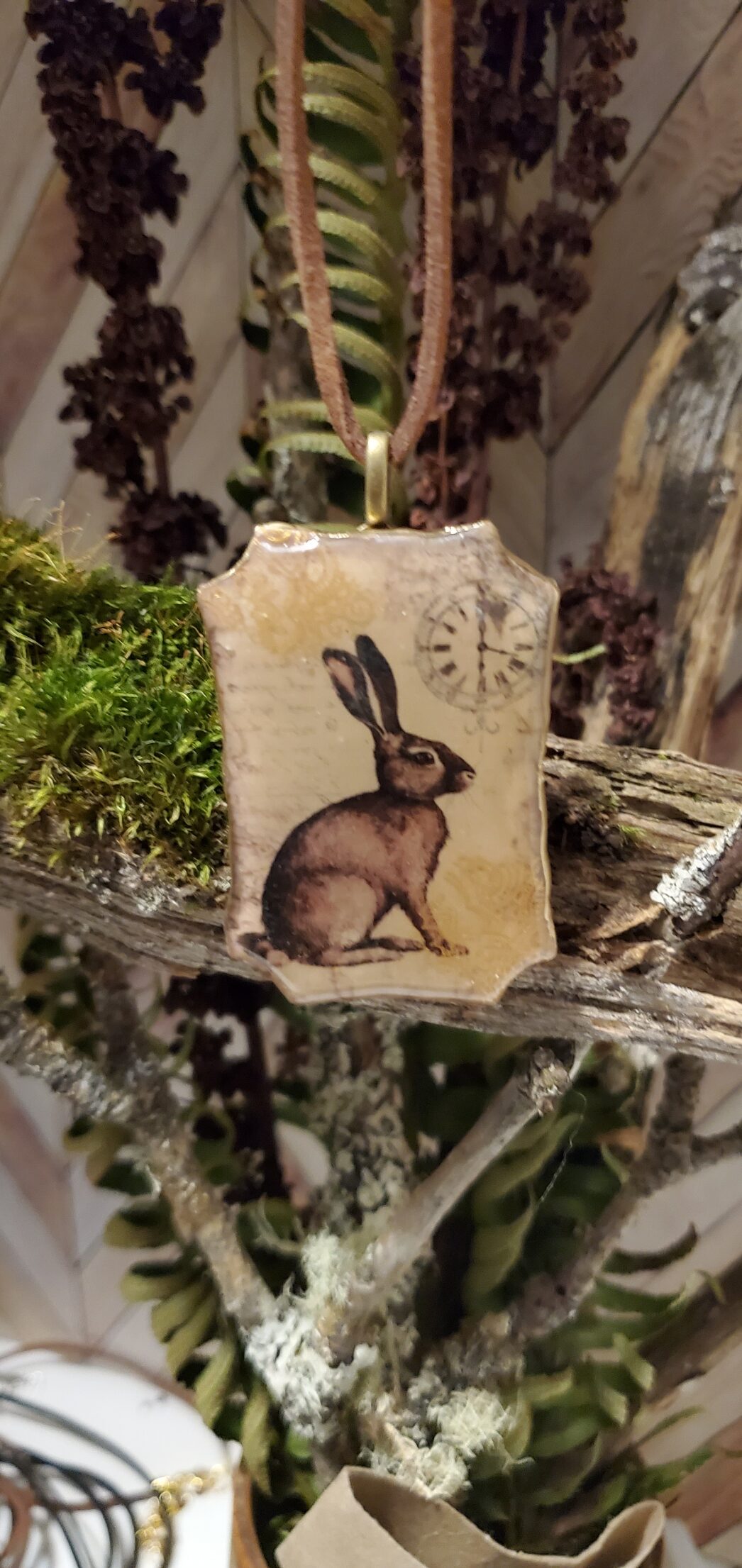 Rabbit Pendant, Talisman, or Amulet, - Karma By Design
